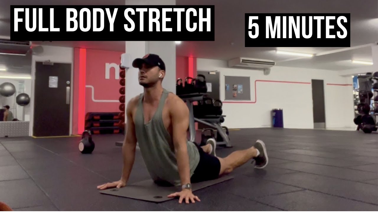 5 Minute Full Body Stretch (Follow Along) - YouTube