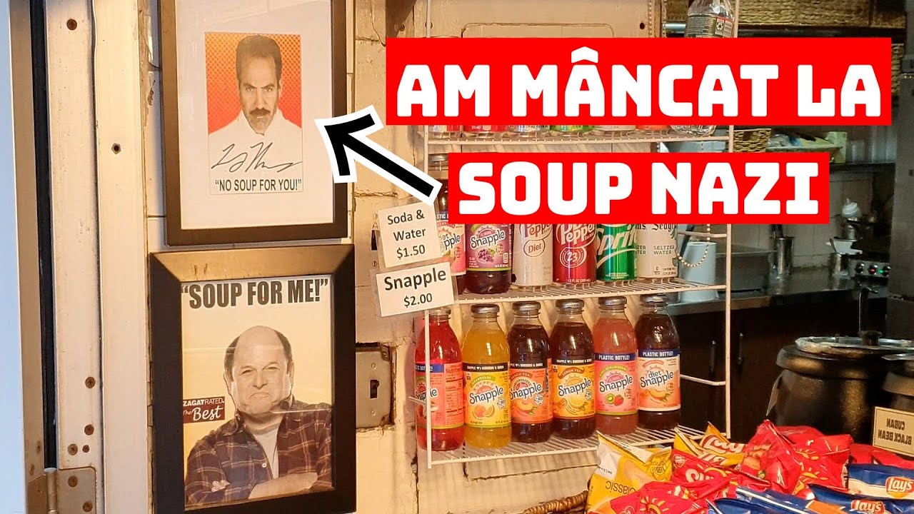 New York: la Original Soupman (soup nazi din Seinfeld) - YouTube