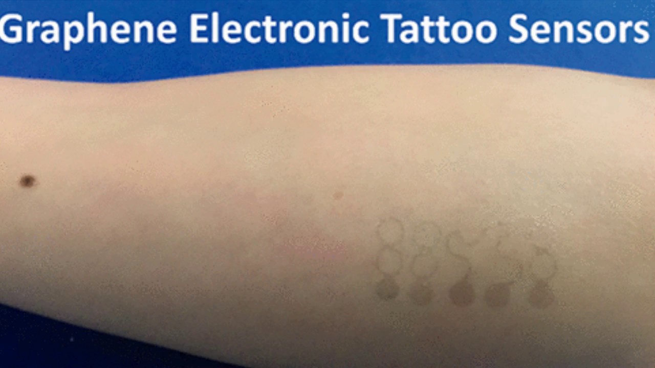 Graphene Electronic Tattoo Sensors can be applied to the skin with ...