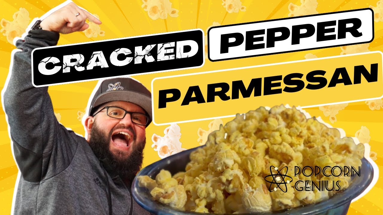How To Make Parmesan Popcorn with Cracked Pepper - YouTube