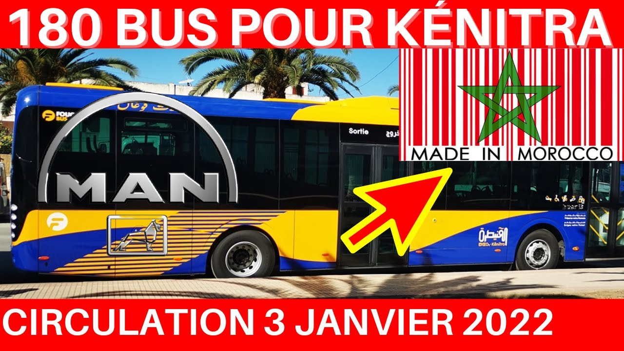 Maroc Kénitra : mise en circulation d’une flotte de 90 bus made in ...