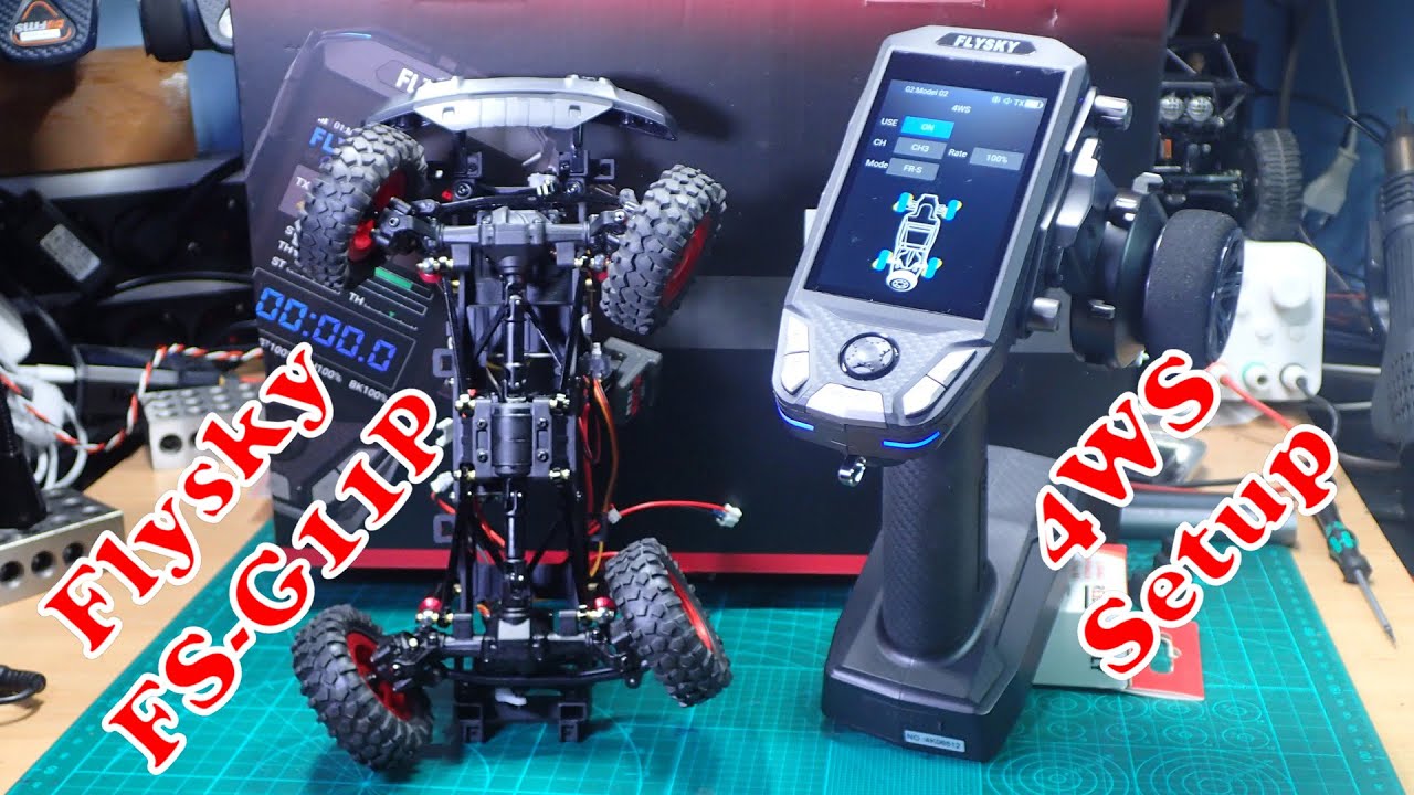 Flysky FS-G11P Radio - 4WS - 4-Wheel-Steering Options - Awesome! - YouTube