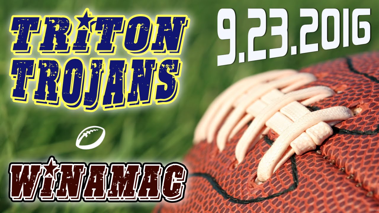 Winamac at Triton - Varsity Football - YouTube
