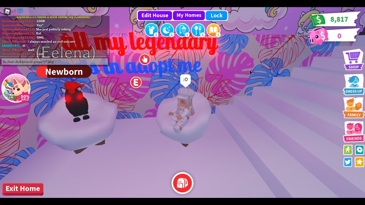 All my legendary pets in Adopt Me!!! ( Roblox ) - YouTube