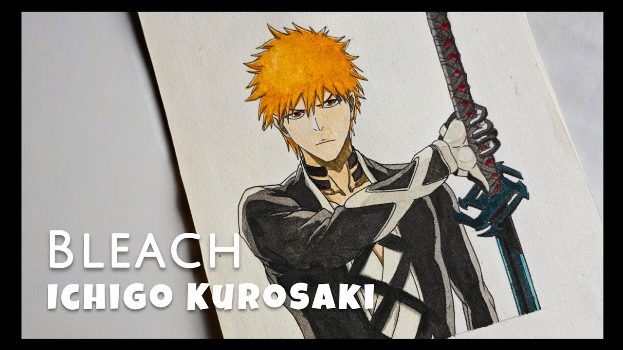 [ Speed Painting ] Ichigo Kurosaki Bleach Thousand Year Blood War o ...