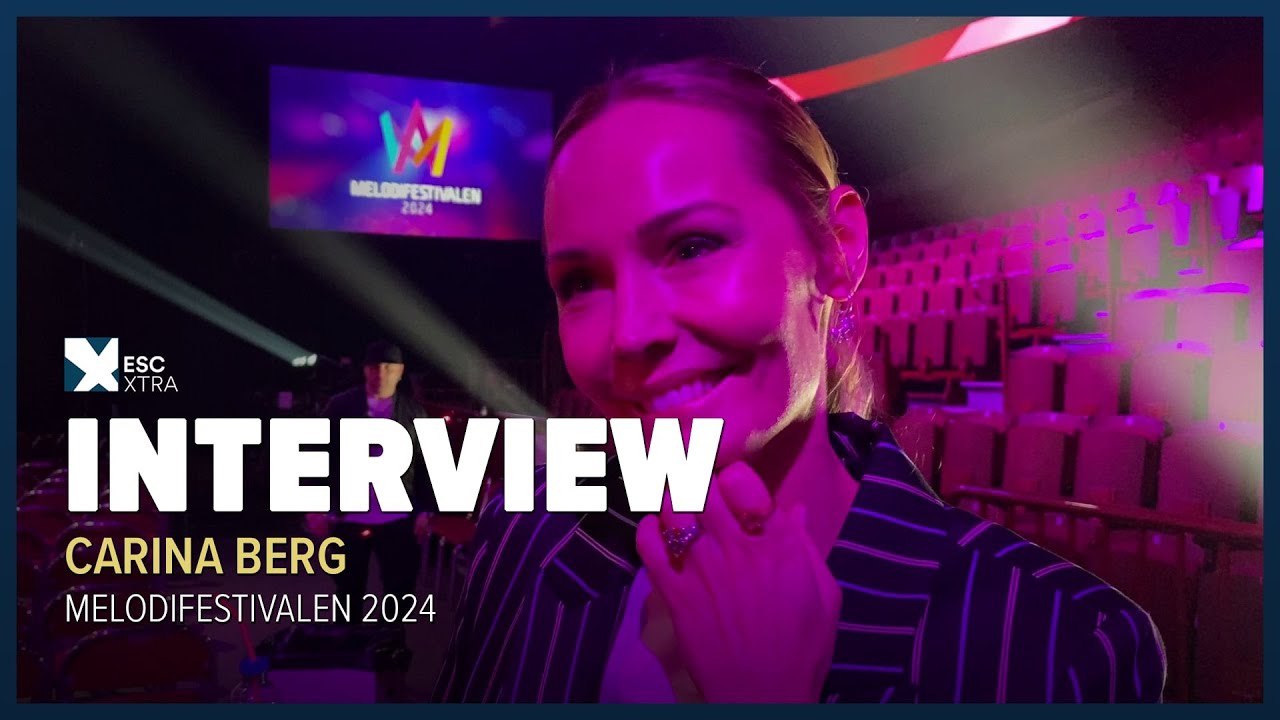 INTERVIEW: Carina Berg - Host of Melodifestivalen 2024 - YouTube
