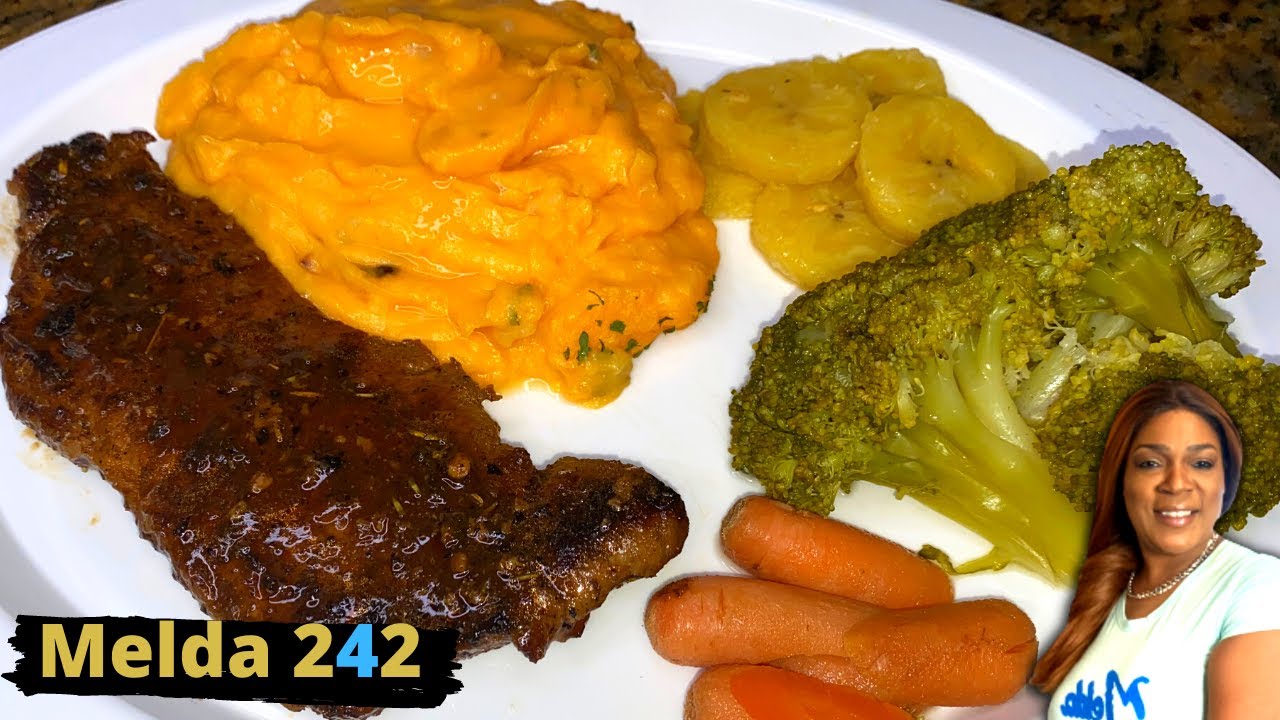 CREAMY SWEET POTATOES COMBO (Easy Meal) - YouTube