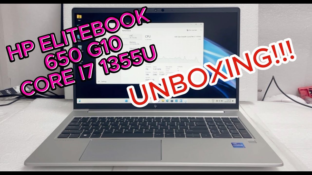 HP ELITEBOOK 650 G10 I7 13TH GEN UNBOXING!!! | 859R8EA | ELITEBOOK 650 ...