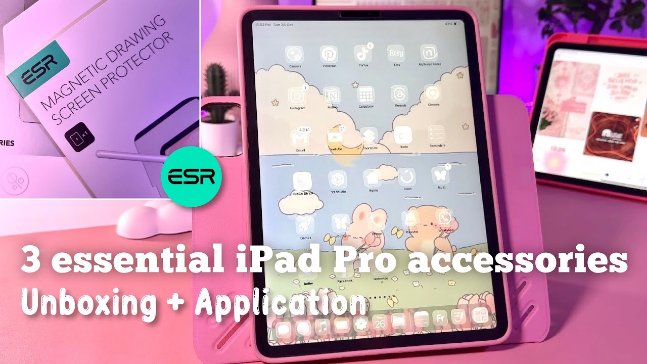 3 Essential iPad Pro Accessories (Unboxing + Application) - YouTube