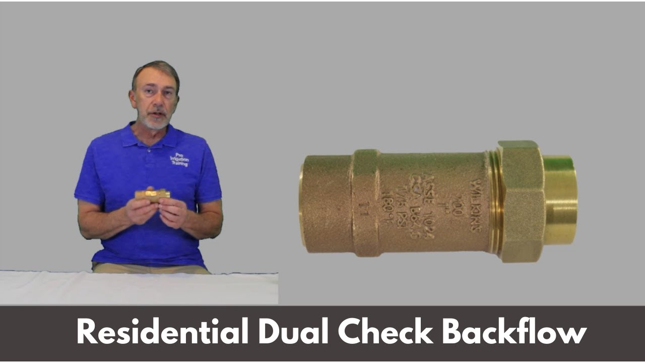 Residential Dual Check Backflow Preventers | Irrigation Sprinkler ...