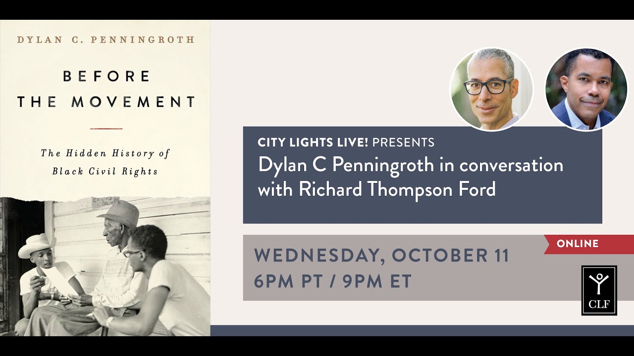 CITY LIGHTS LIVE! Dylan C Penningroth in conversation with Richard Thompson Ford - YouTube