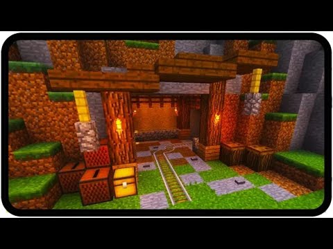 cómo hacer una mina en || minecraft (tutorial) - YouTube