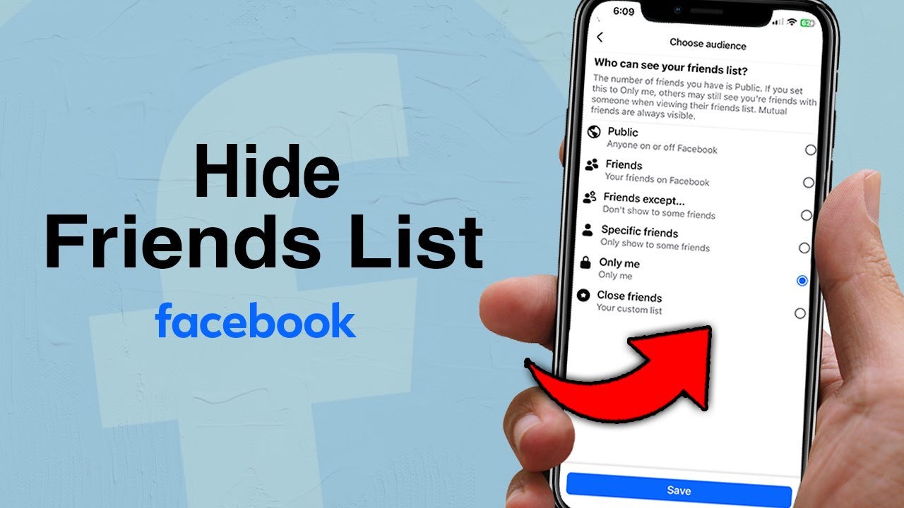 How to Hide Friends List on Facebook - Step by Step - YouTube