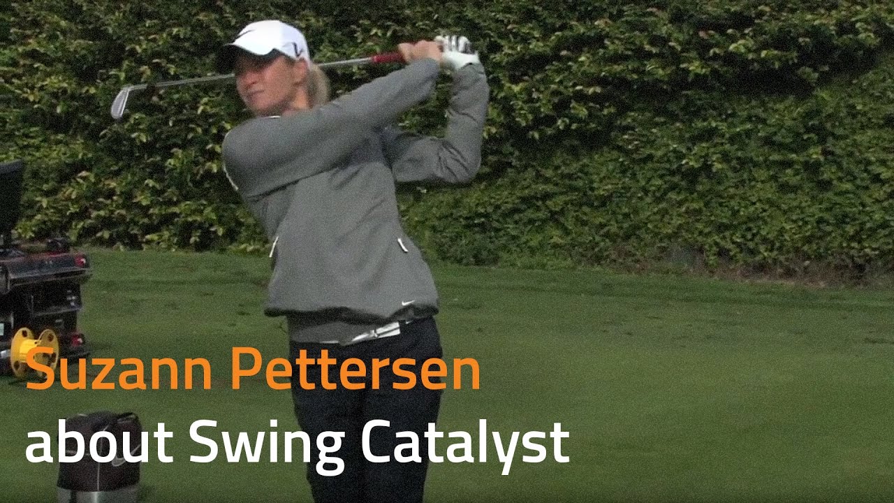 Suzann Pettersen using the Swing Catalyst 3D Motion Plate at Bay Hill ...