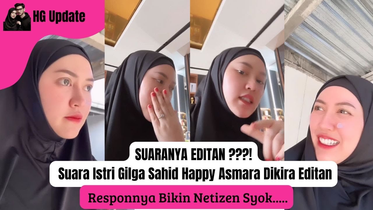 SUARANYA EDITAN ???! Happy Asmara Beri Balasan Menohok, Bikin Netizen Syok - YouTube