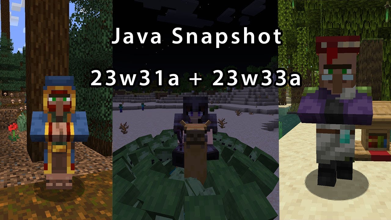 Villager Trade Rebalance? | Minecraft Snapshot 23w31a and 23w33a - YouTube