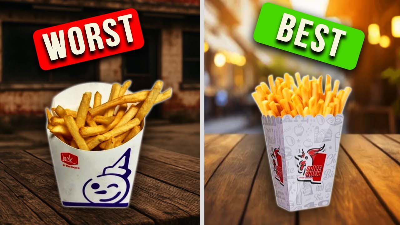 Fast Food Fries RANKED Worst to Best - YouTube