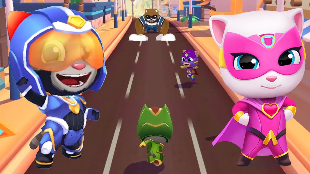 Talking Tom Hero Dash All Characters vs All Special Missions Android ...