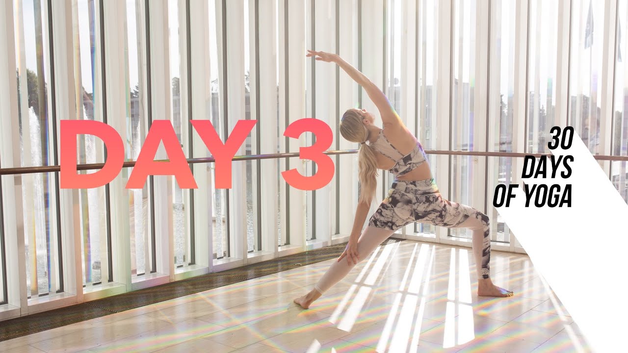Day 3 ♥ Core Work | 30 DAYS of YOGA 5-Minutes a Day - YouTube