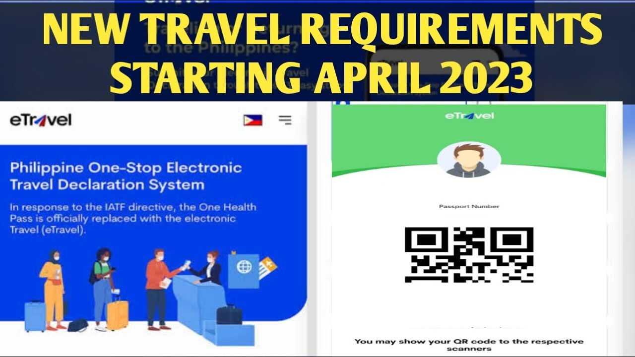WHAT IS E-TRAVEL SYSTEM||NEW REQUIREMENTS STARTING APRIL 2023 - YouTube