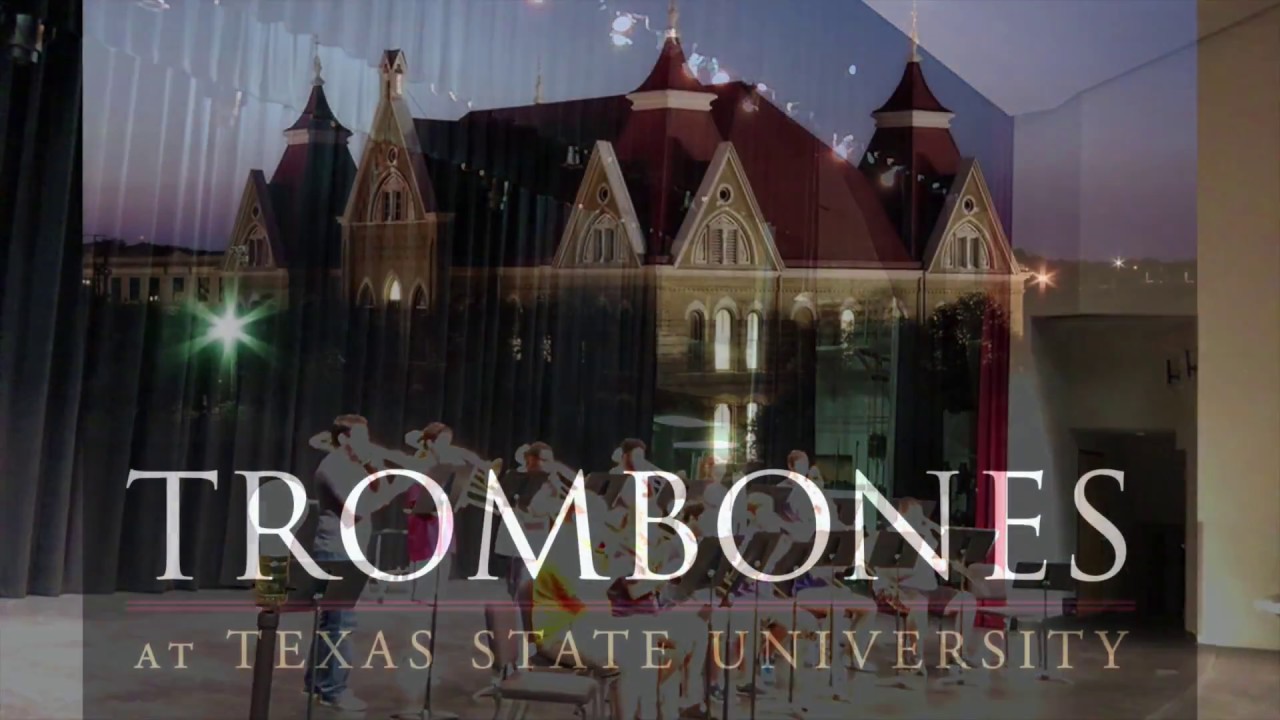 Texas State Trombone Choir Promo Fall 2017 - YouTube
