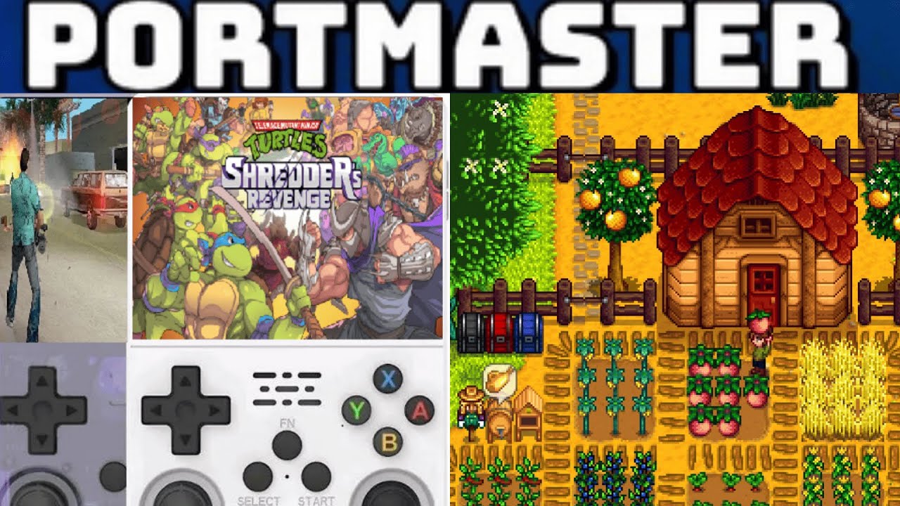 Como por Jogos portes com o PortMaster No R36s - YouTube