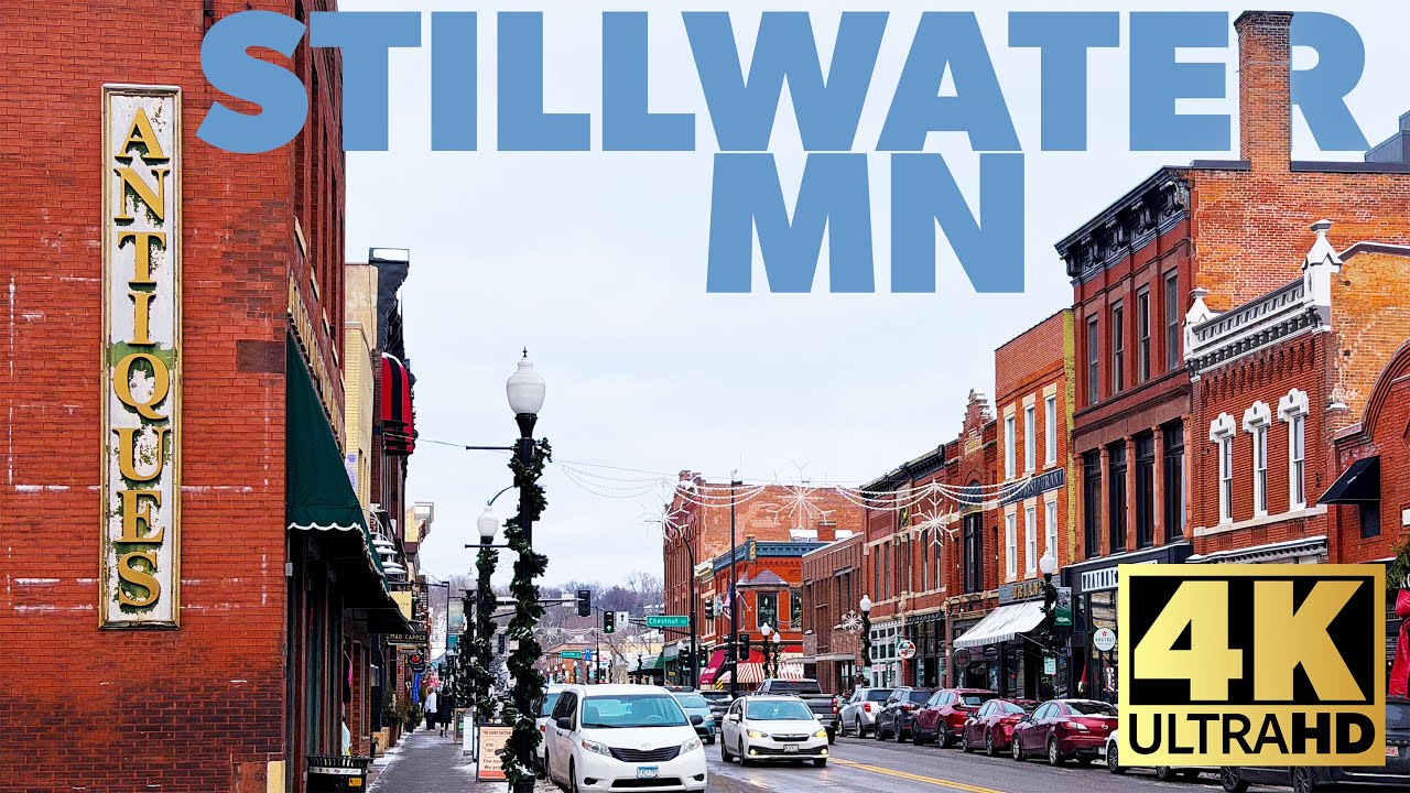 4K POV Driving Stillwater MN | Scenic Winter Streets - YouTube
