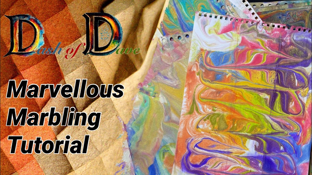 Marvellous Marbling Tutorial - YouTube