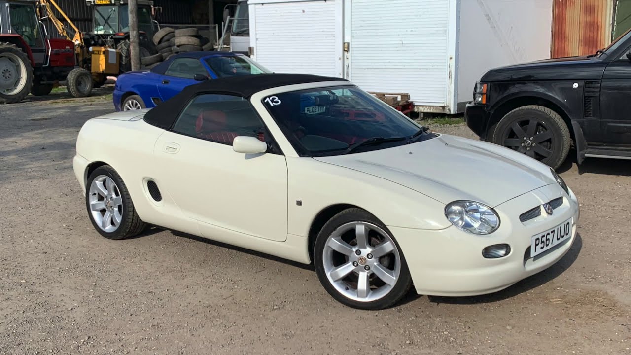 Extracting my MGF 160 VVC from its long garage slumber..... - YouTube