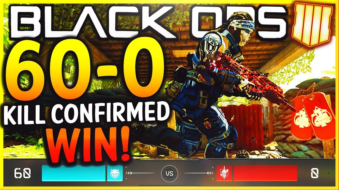 BLACK OPS 4: "FLAWLESS 60-0 KILL CONFIRMED WIN!" - Team Challenge #4 ...