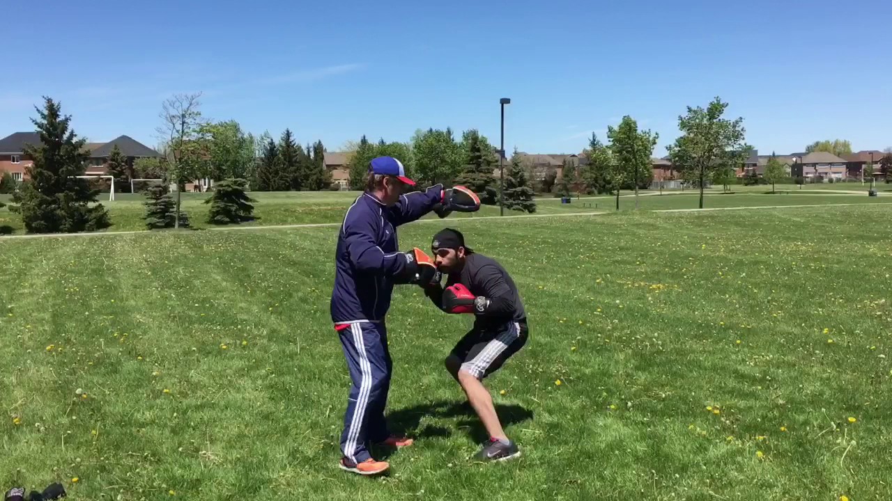 Boxing Training Outdoors - YouTube
