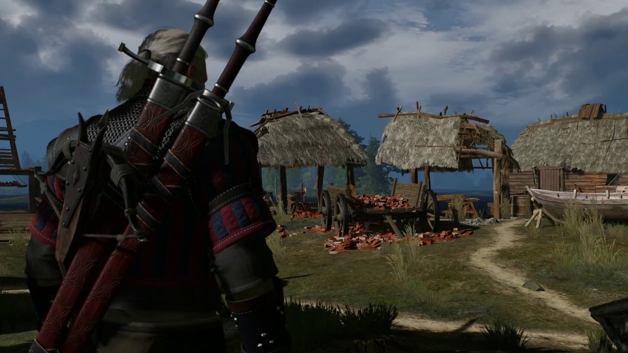 The Witcher 3 PC - gameplay 4K resolution, high settings - YouTube