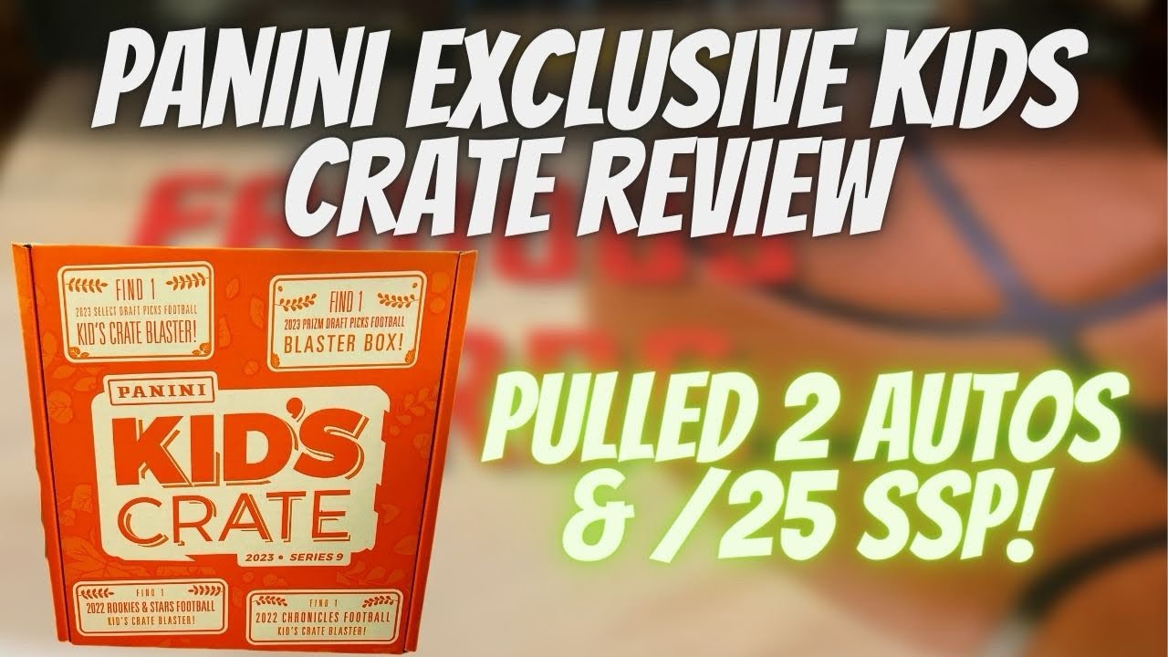🚨TONS OF PULLS IN THIS BOX! PANINI EXCLUSIVE KIDS CRATE SERIES 9 REVIEW ...