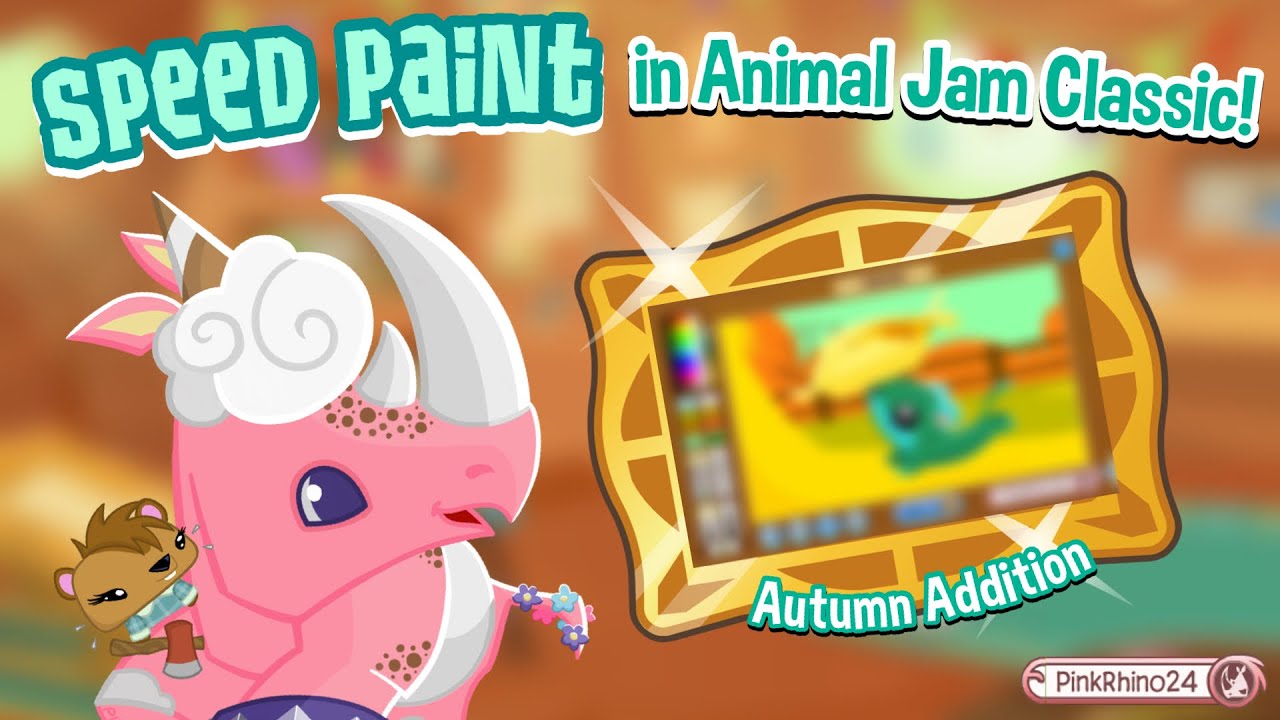 Speed Paint in Animal Jam Classic! - YouTube