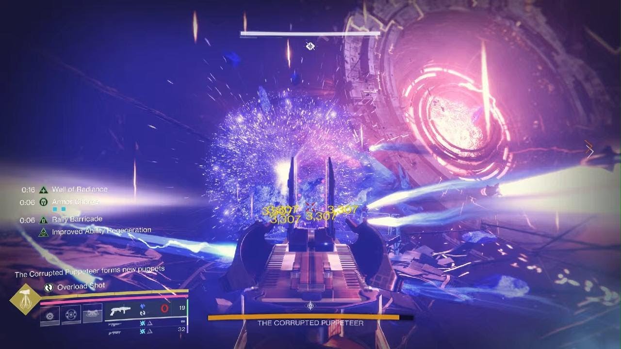 Destiny 2 Vesper Host 2 phase Boss Fight - YouTube