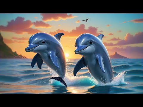 Seven Dancing Dolphins Splash Around | Ocean Animal Song for Kids | Counting Nursery Rhymes
