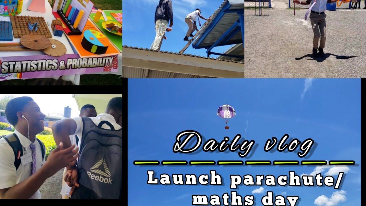 Realistic Daily vlog: launching a parachute + maths day + chit chat ...