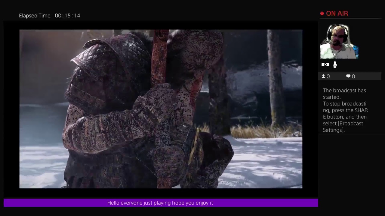 Marc Nichols Live PS4 Broadcast God Of War - YouTube