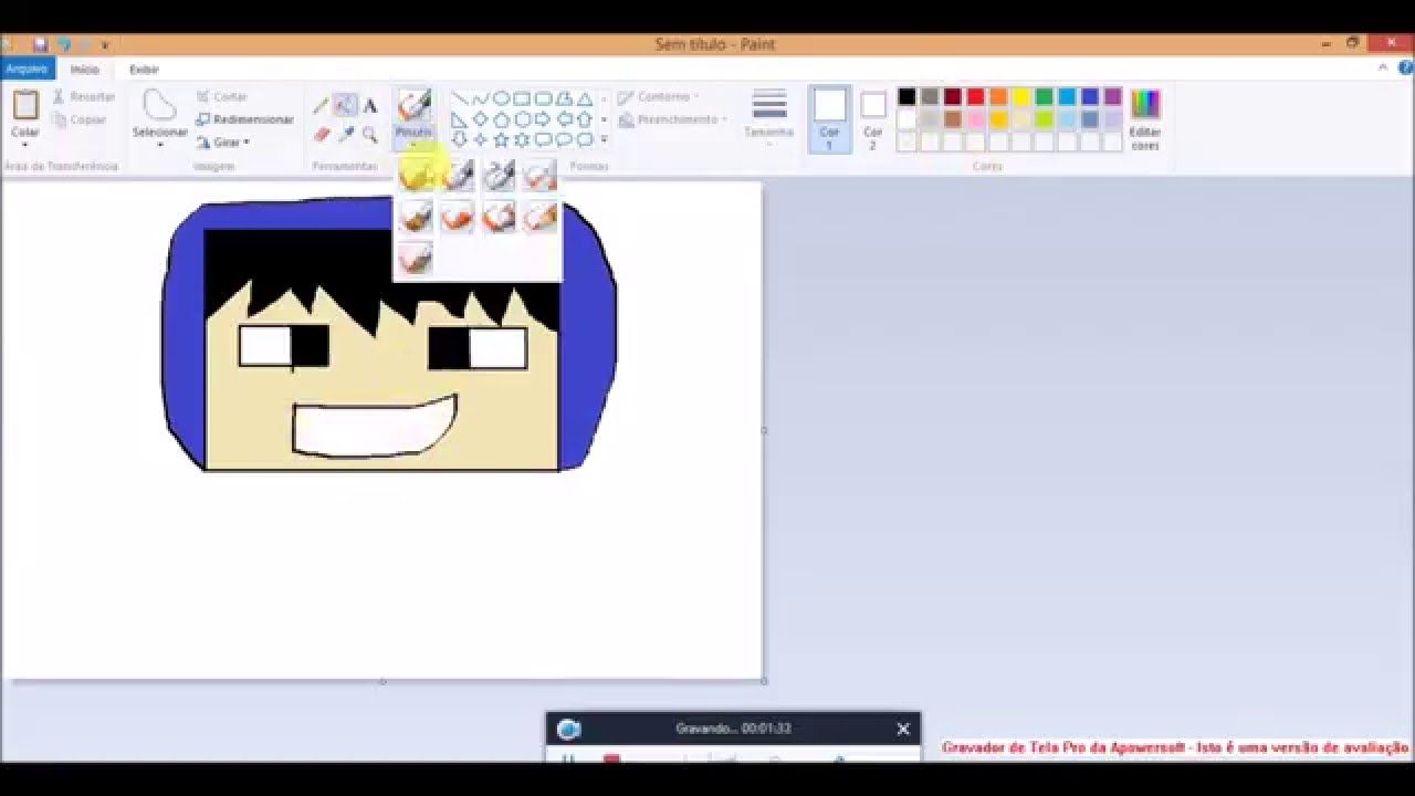 speed art no paint do pac (tazercraft) - YouTube