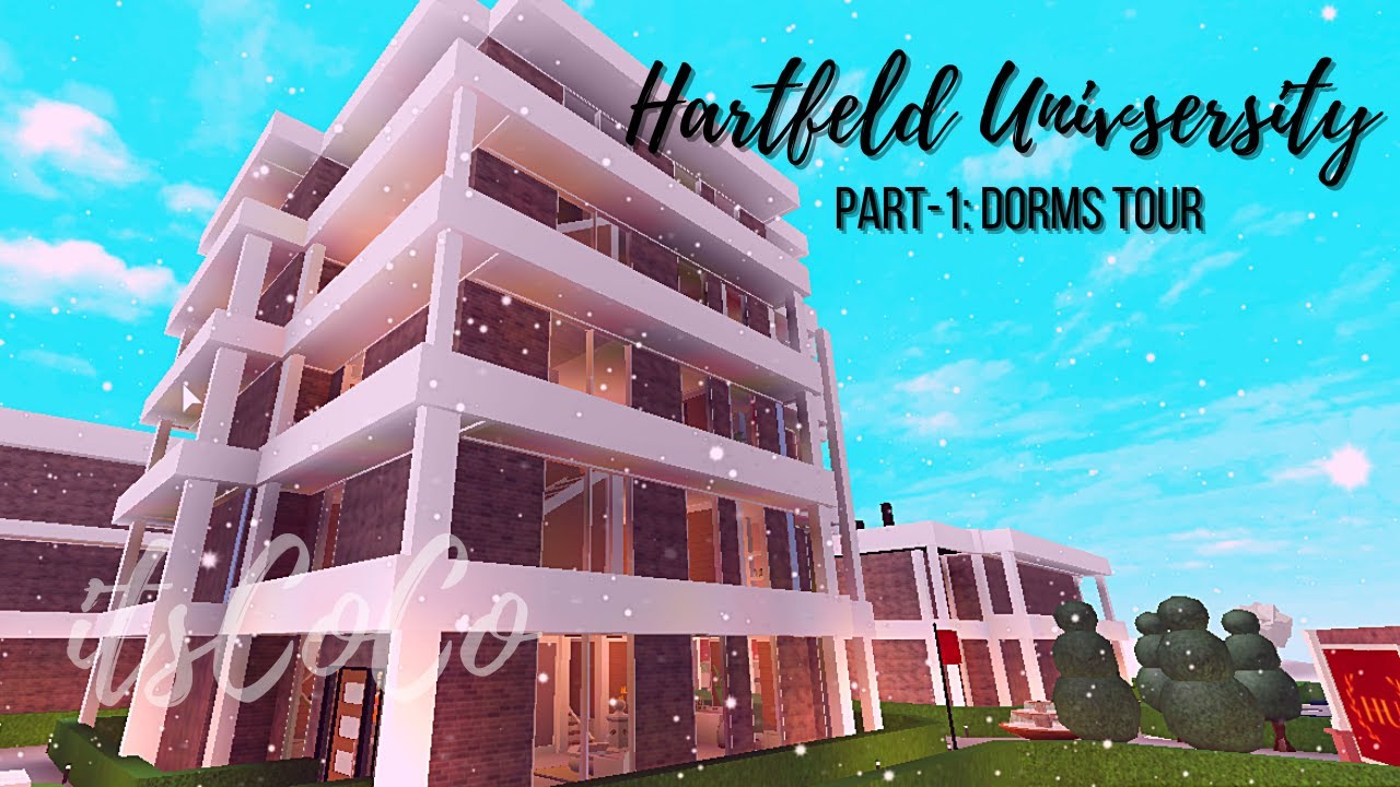 Hartfeld University PART 1- Dorm Building Tour |ROBLOX| Welcome To ...