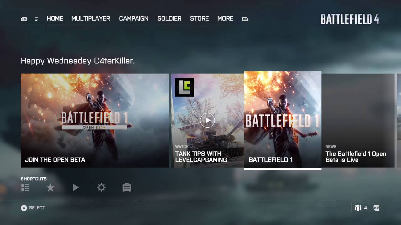 Dank New Menu [Battlefield 4] - YouTube