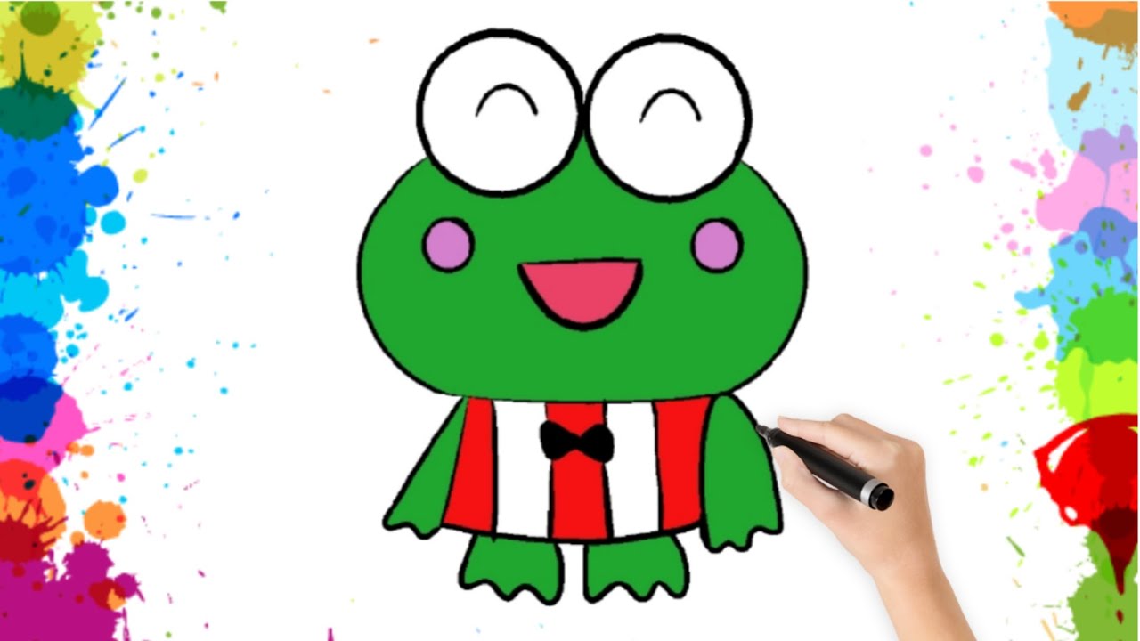 Cara Menggambar Keroppi - How to draw keroppi - YouTube