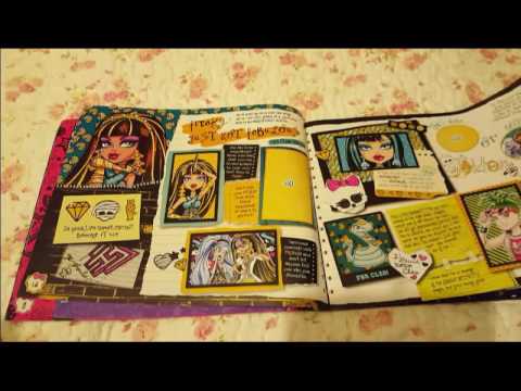 Panini We Are Monster High Sticker Album Stick With Me Part 1 - YouTube