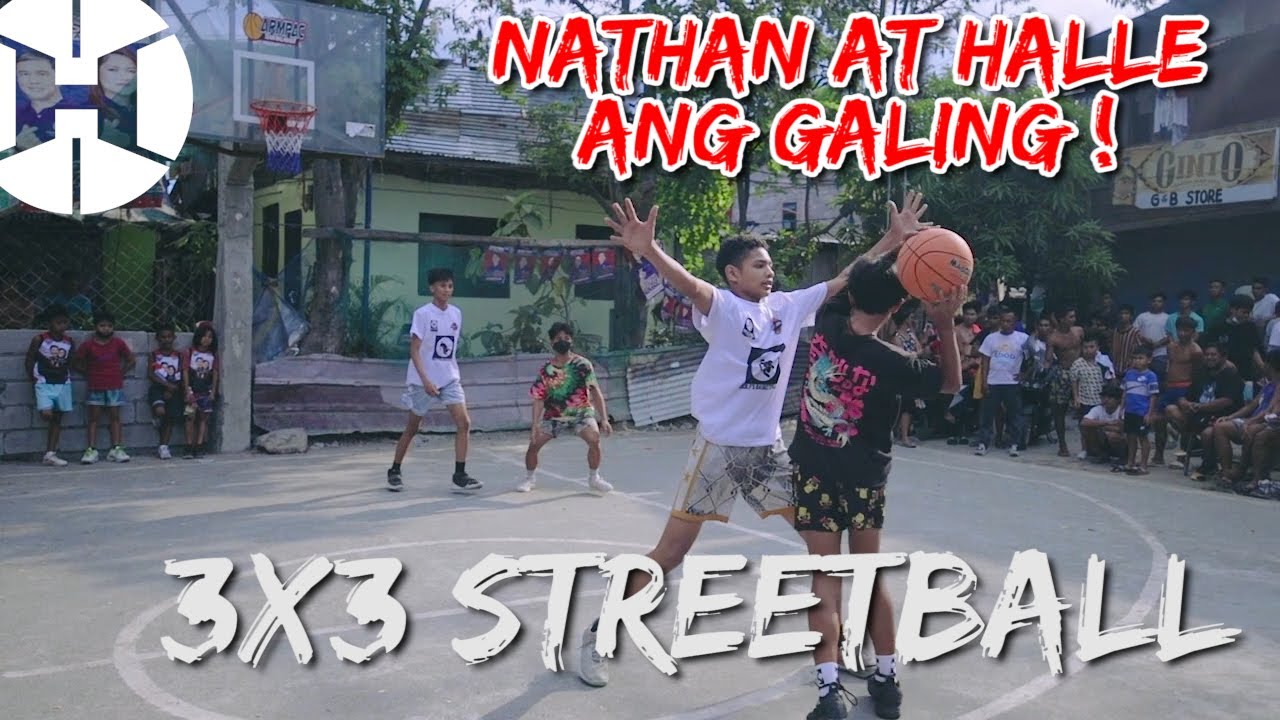 Naughty Nate at Halle Nagpakitang Gilas sa 3x3 - YouTube