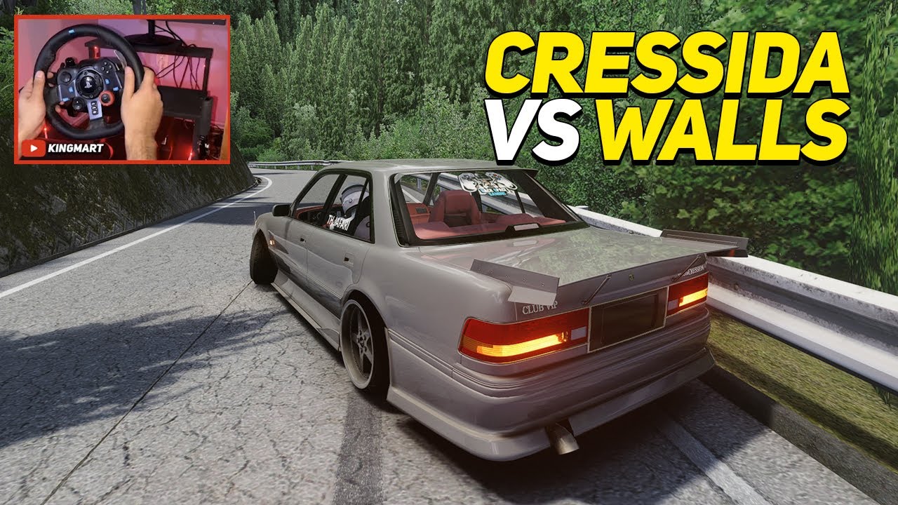 Cressida hitting walls on Tiny Japan Touge | Assetto Corsa (w/900 ...