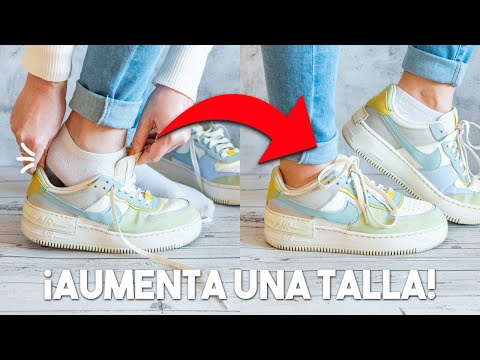 Cómo AGRANDAR unos ZAPATOS que te APRIETAN 👟✅ (Aumenta Una Talla)