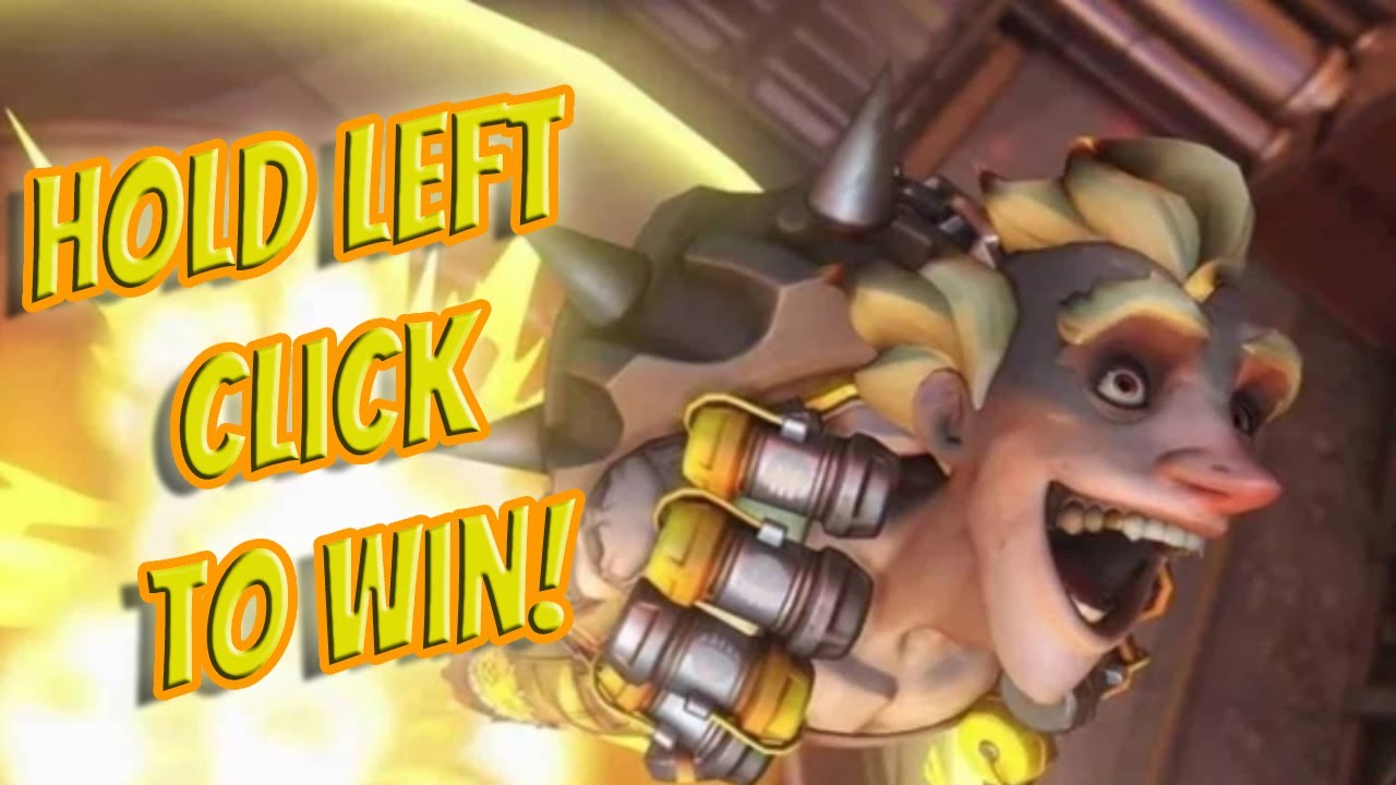 Hold Left Click To Win Junkrat Gameplay - YouTube