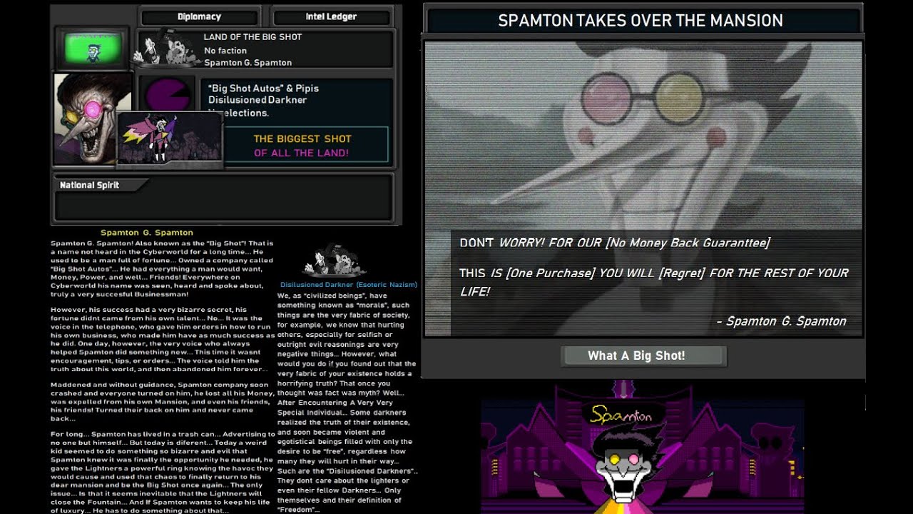 TNO/DELTARUNE Super Event: Spamton Takes Over The Queen's Mansion - YouTube