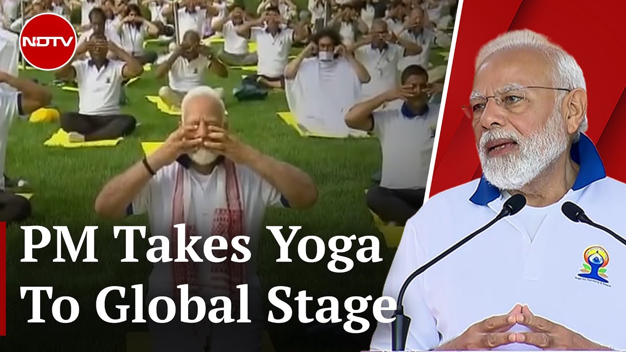 PM Modi in USA: PM Modi Leads Grand Yoga Day Event At UN In New York ...