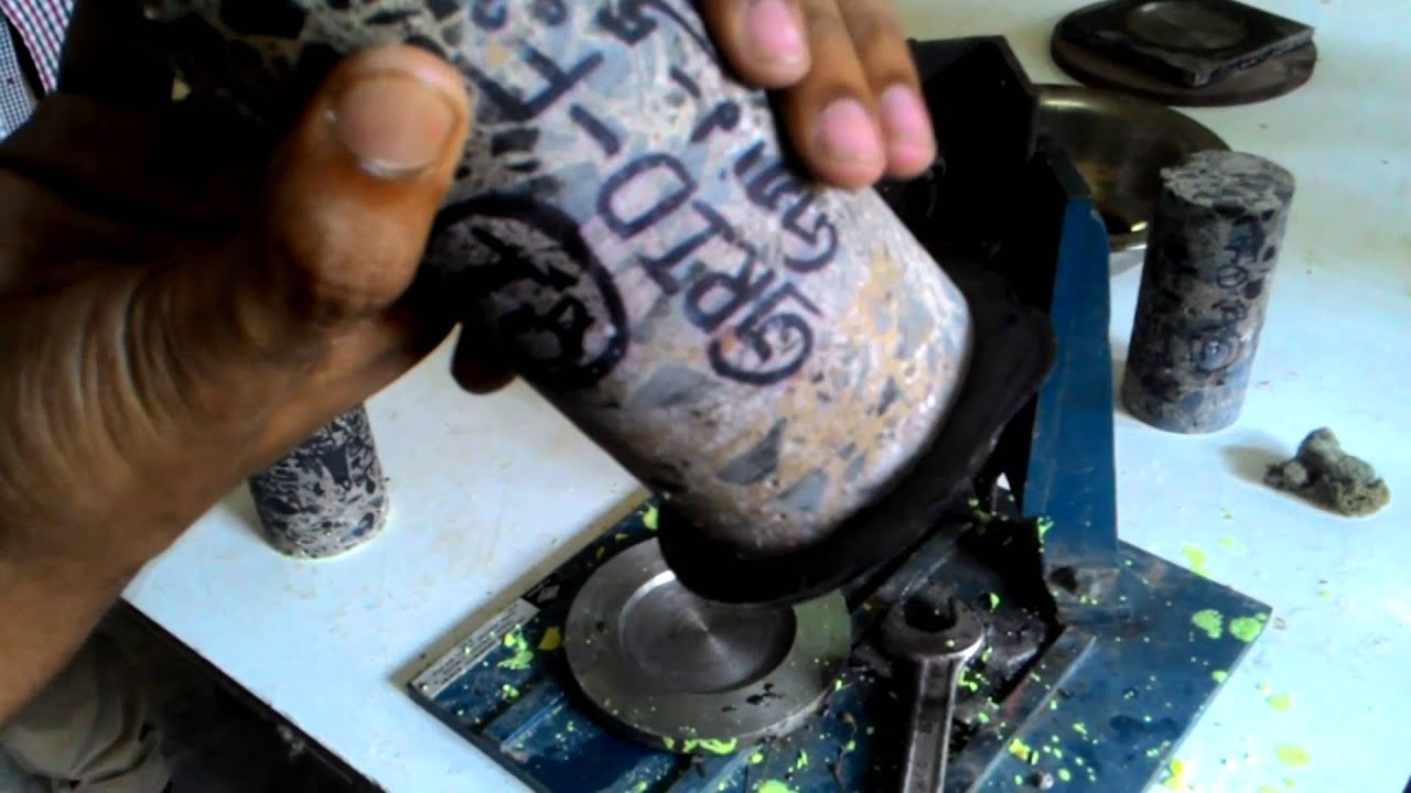 Capping of concrete cores - YouTube